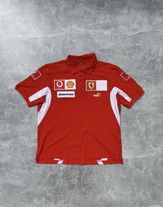 Puma FERRARI F1 RACING NASCAR MALRBORO PUMA TEE T-SHIRT POLO | Grailed