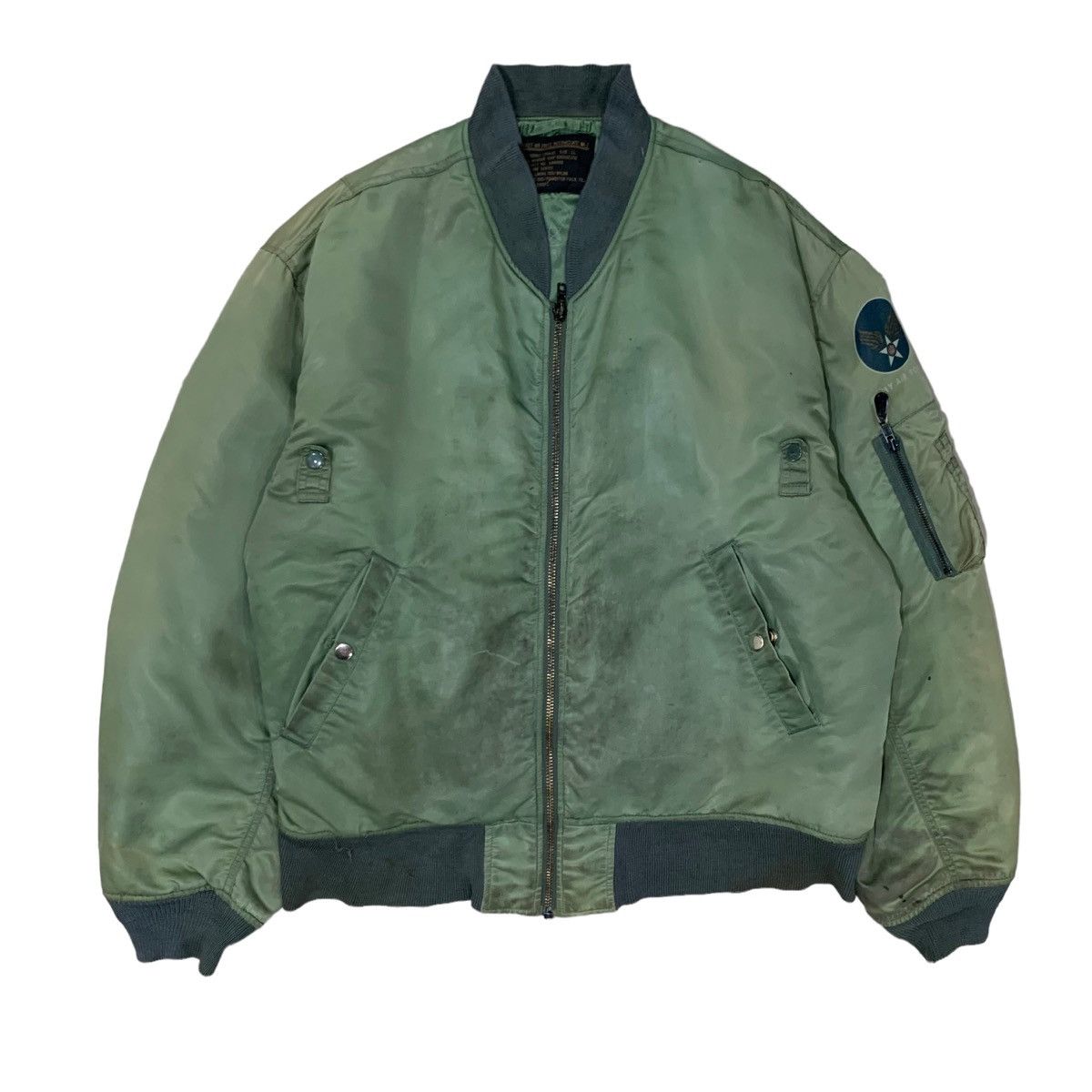 Bomber Jacket × Us Air Force × Vintage Vintage Machope MA-1 Army Air ...