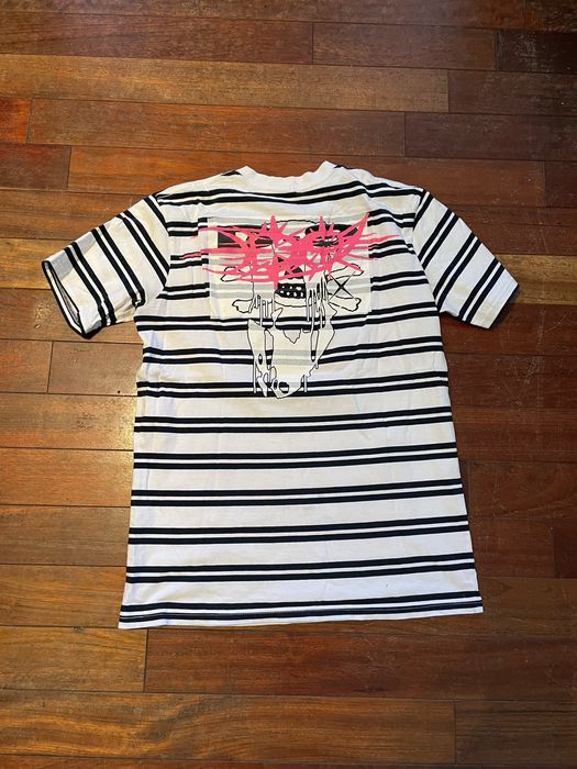 Drain Gang Drain Gang Bladee Striped Shirt Tour Merch | Grailed