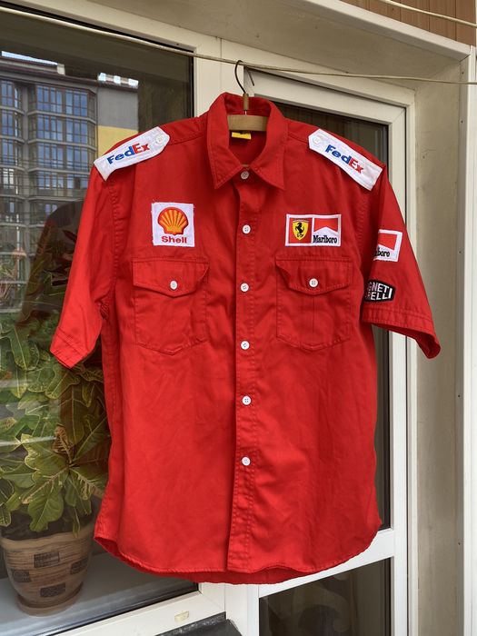 Vintage Vintage 1996 Ferrari Racing F1 Marlboro Shirt | Grailed