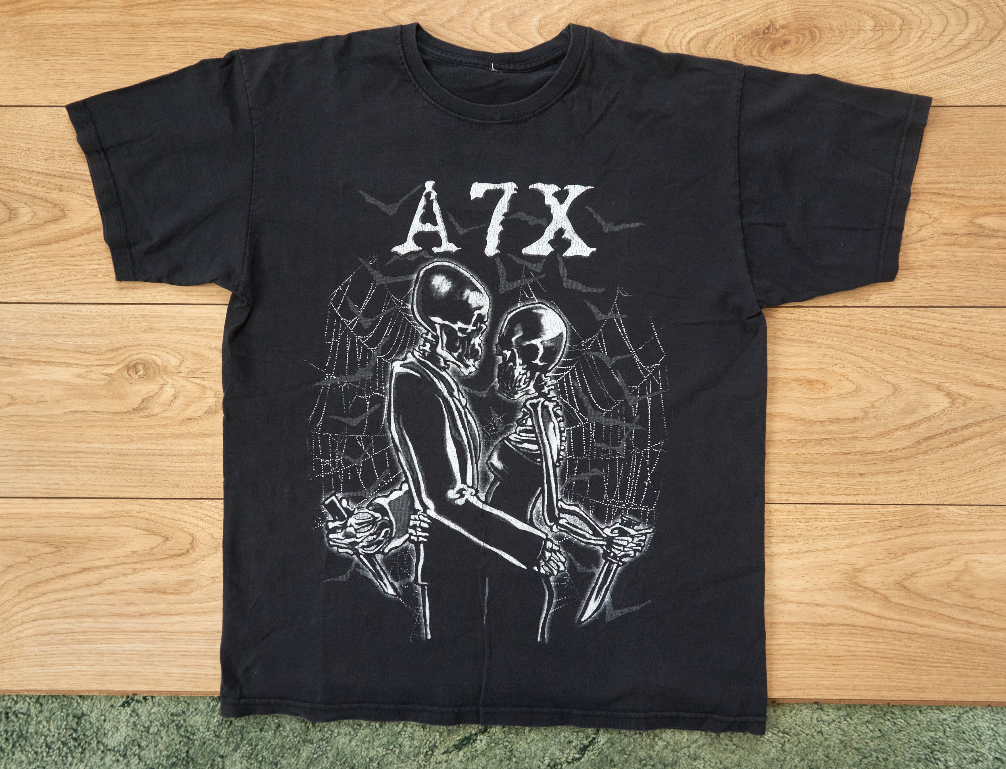 Band Tees × Vintage A7X Avenged Sevenfold American Skeletons T Shirt ...