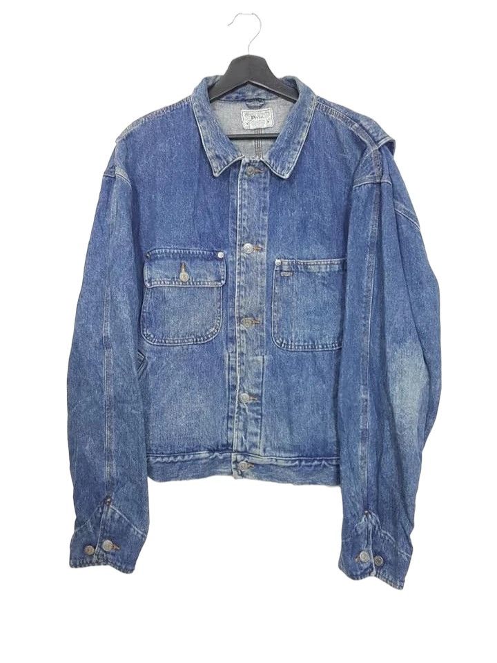 Polo Ralph Lauren Iconic 90s POLO RALPH LAUREN Dungarees 4 Pocket Denim Jacket | Grailed