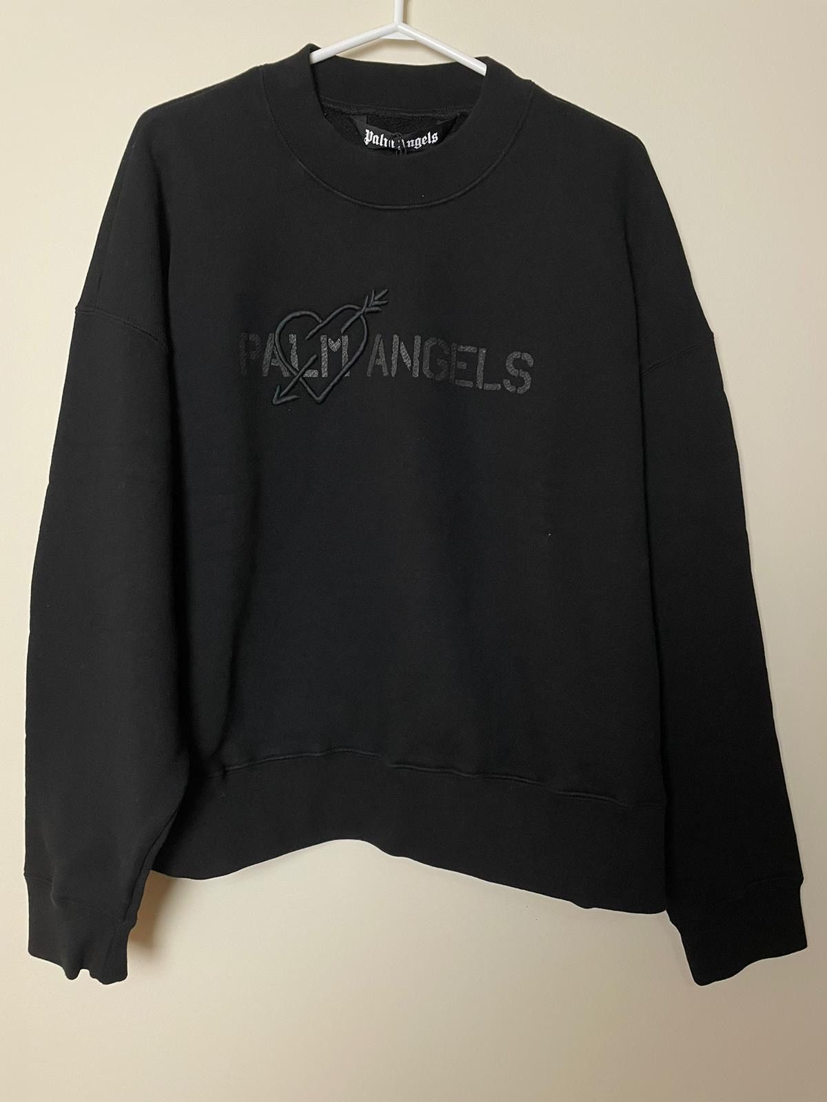 Palm Angels Palm Angels Heart Logo Sweatshirt | Grailed