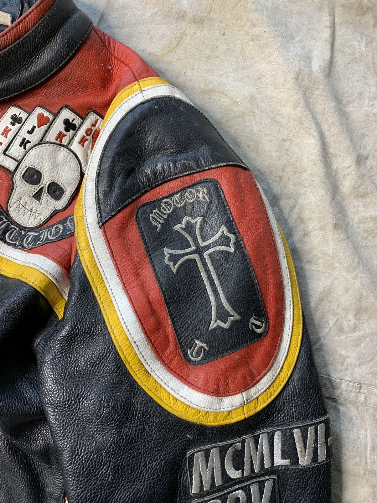 Harley Davidson Heavy Leather Racing Motorcycle Chrome Hearts Style ...