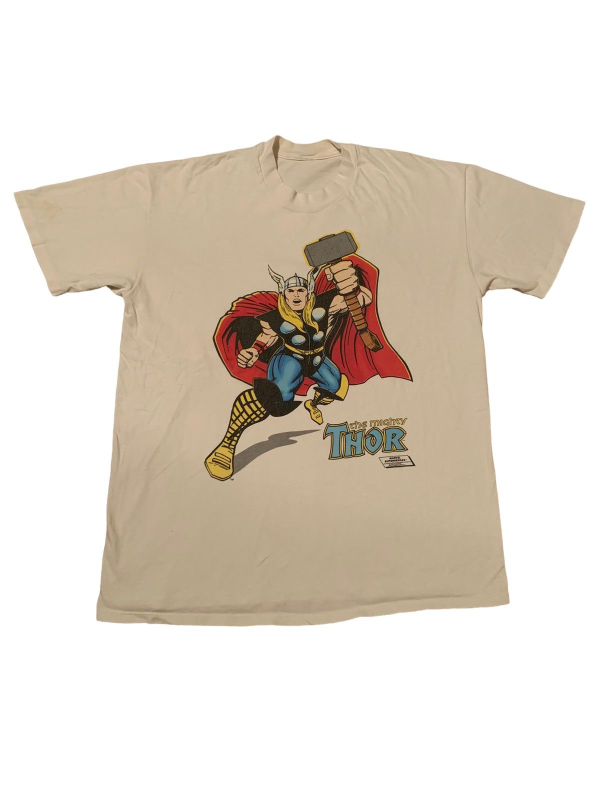 Vintage 🚨 RARE 🌟 Vintage 90s Marvel Superheroes Thor T Shirt | Grailed