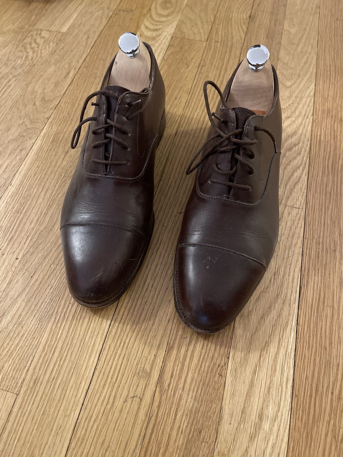 Meermin Meermin Brown Cap Toe Shoes Size 8 EU | Grailed