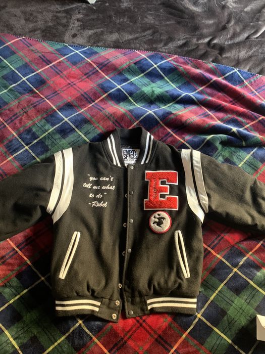 Varsity Jacket Empty spaces varsity jacket | Grailed