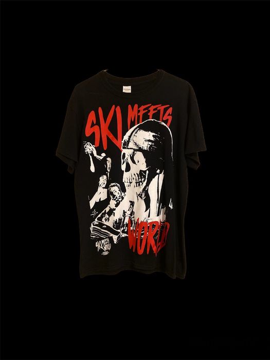 Tour Tee Ski Mask The Slump God “ Ski Meets World” Tour T-Shirt | Grailed