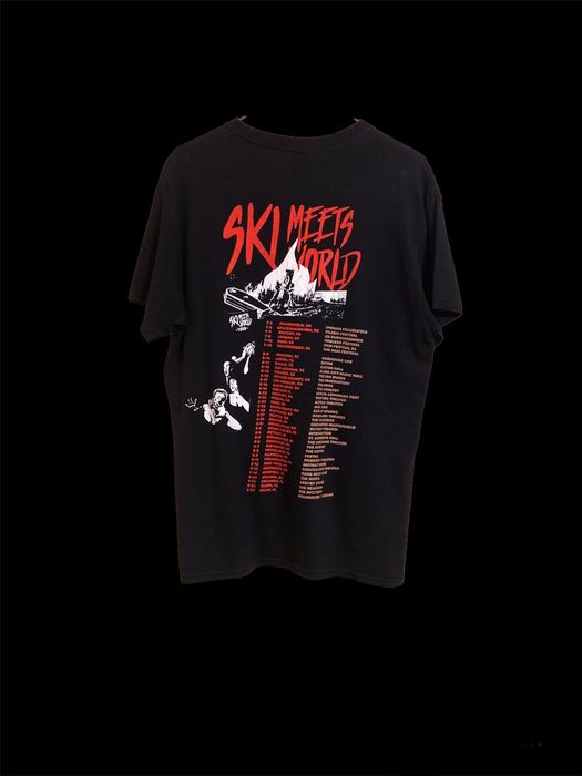 Tour Tee Ski Mask The Slump God “ Ski Meets World” Tour T-Shirt | Grailed