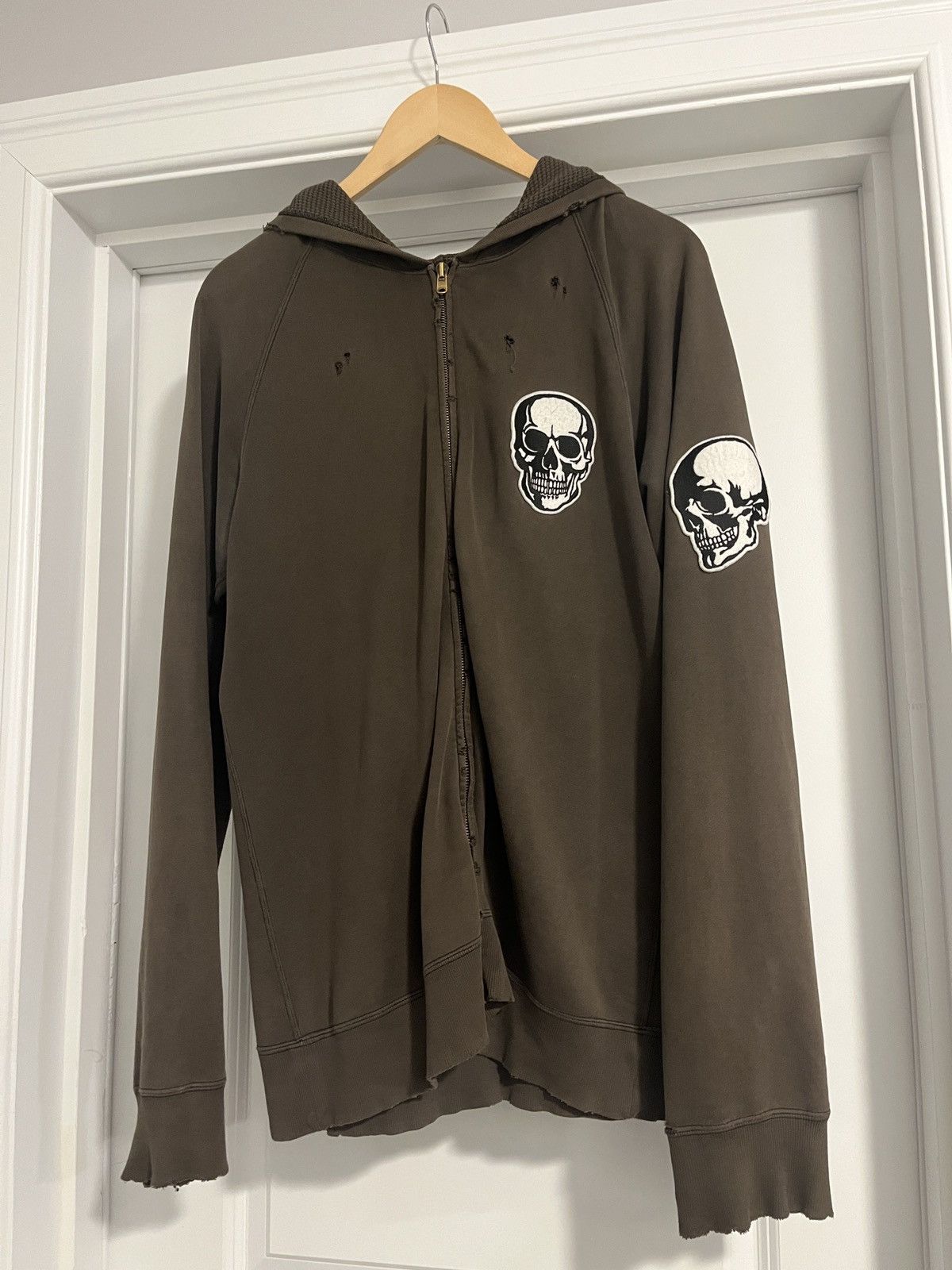 Number (N)ine Number nine double skull hoodie | Grailed