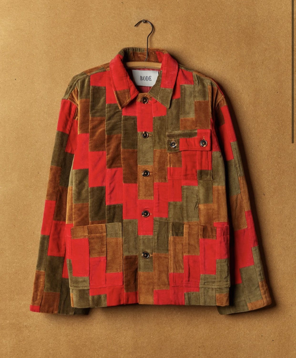 Bode RARE GRAIL Bode patch textile jacket | Grailed