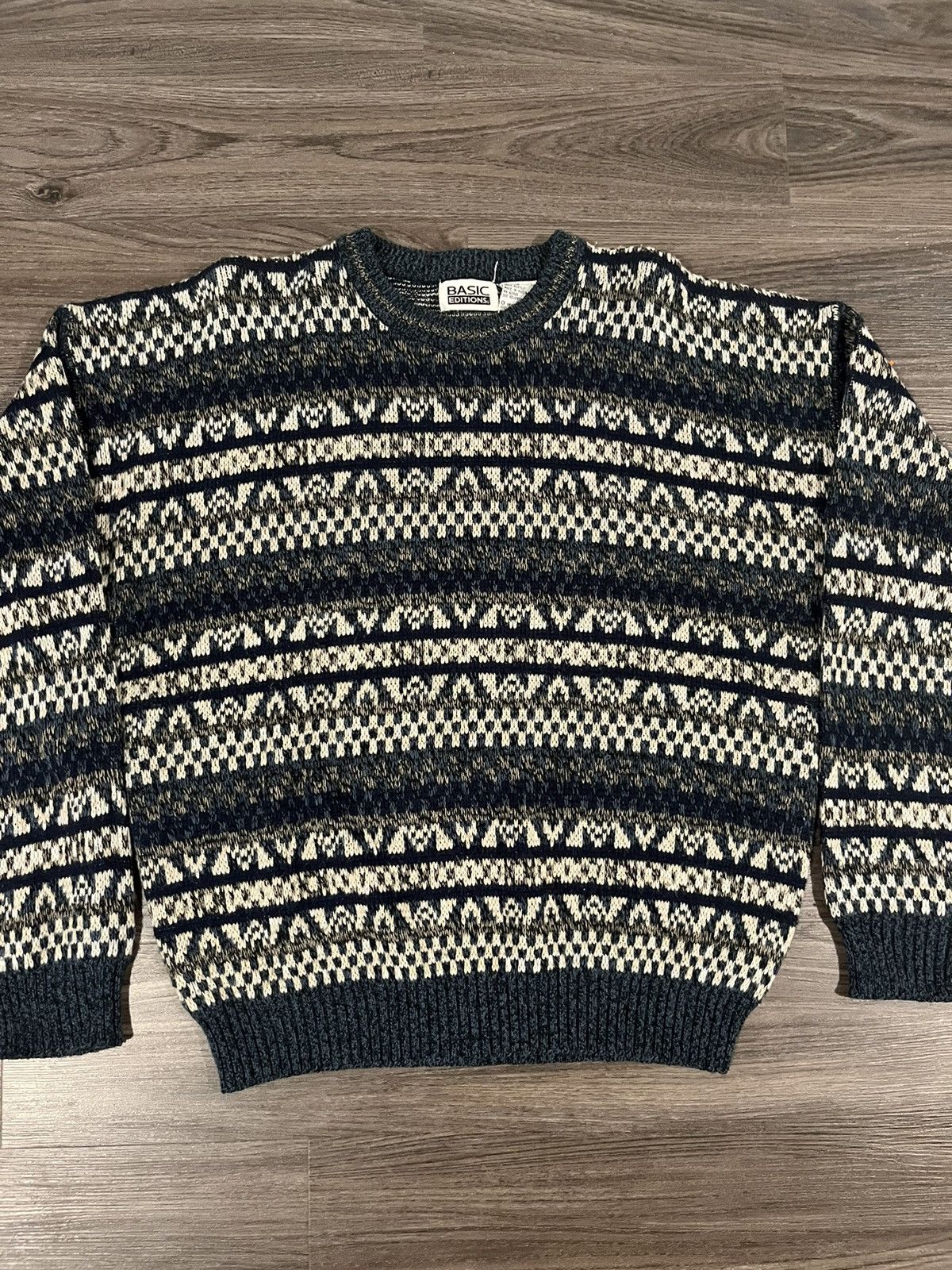 Basic Editions × Streetwear × Vintage 90’s Basic Editions Sweater | Grailed