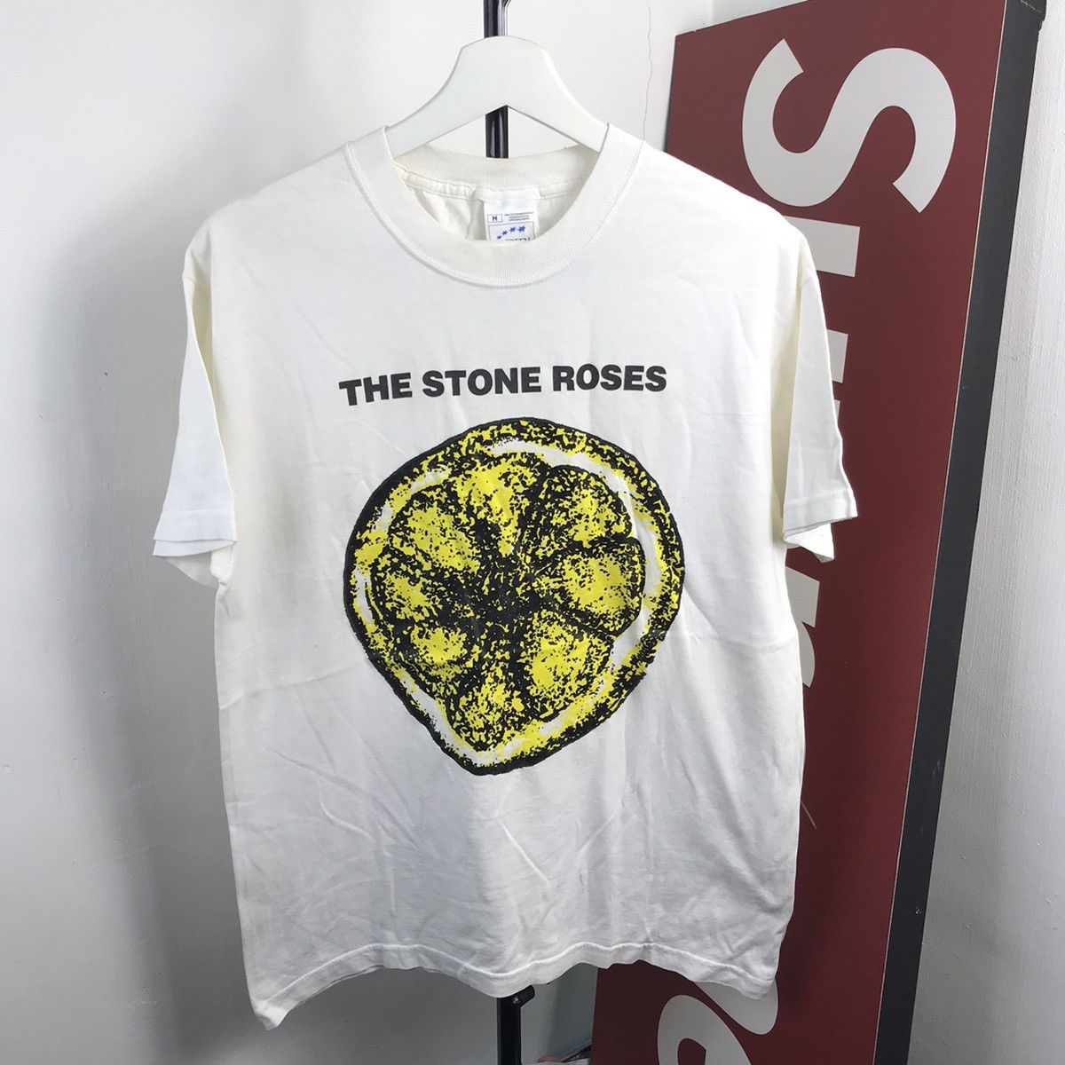 Band Tees × Vintage Vtg 90s the stone roses tour britpop band shirt ...