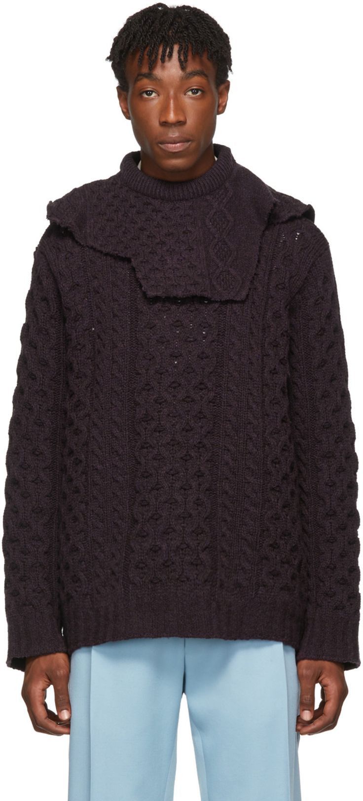 Raf Simons FINAL DROP Raf Simons Aran knit sweater | Grailed