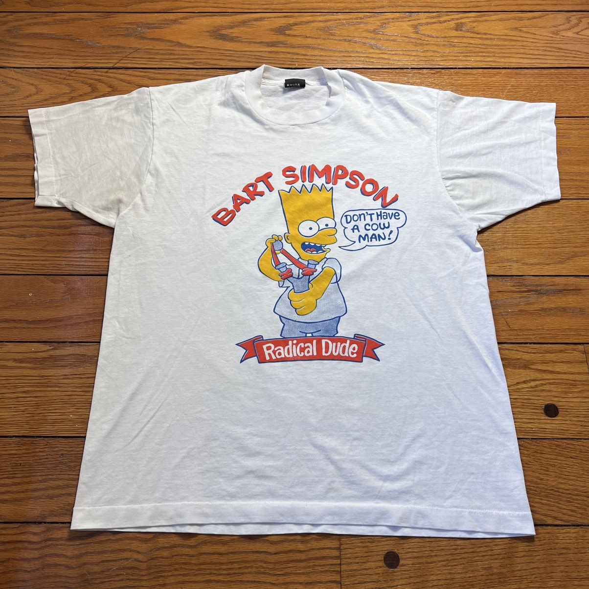 Screen Stars × The Simpsons × Vintage Bart Simpson Radical Dude Tee ...