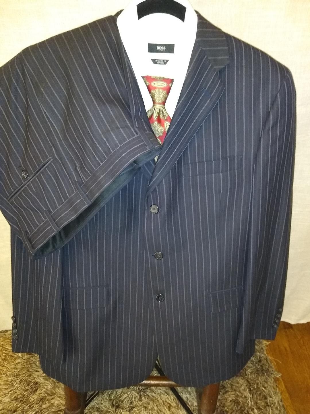 Austin Reed 100% Wool Pinstriped 3 Button Suit | Grailed