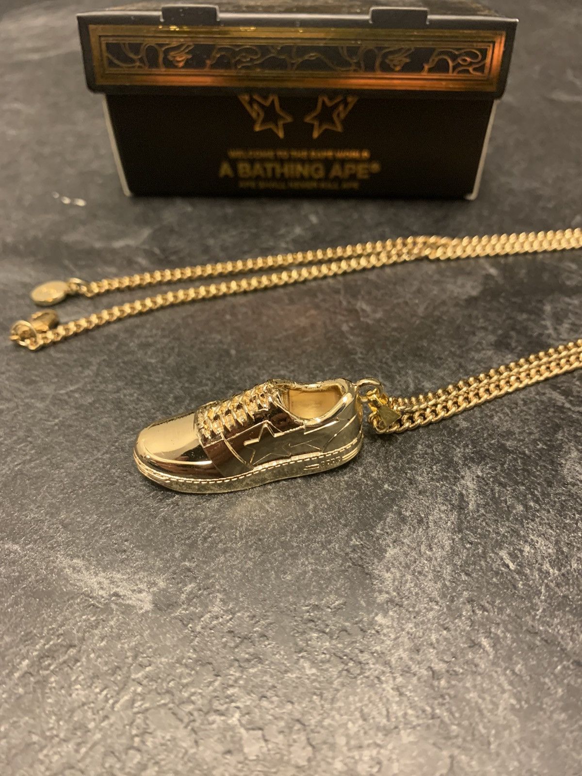 Bape Bape Bapesta necklace | Grailed