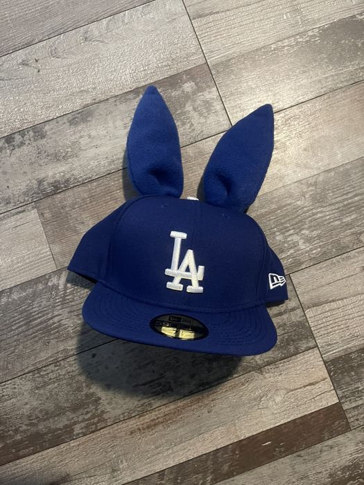 New Era Los Angeles dodgers bad bunny Ryder studios bape hat club | Grailed
