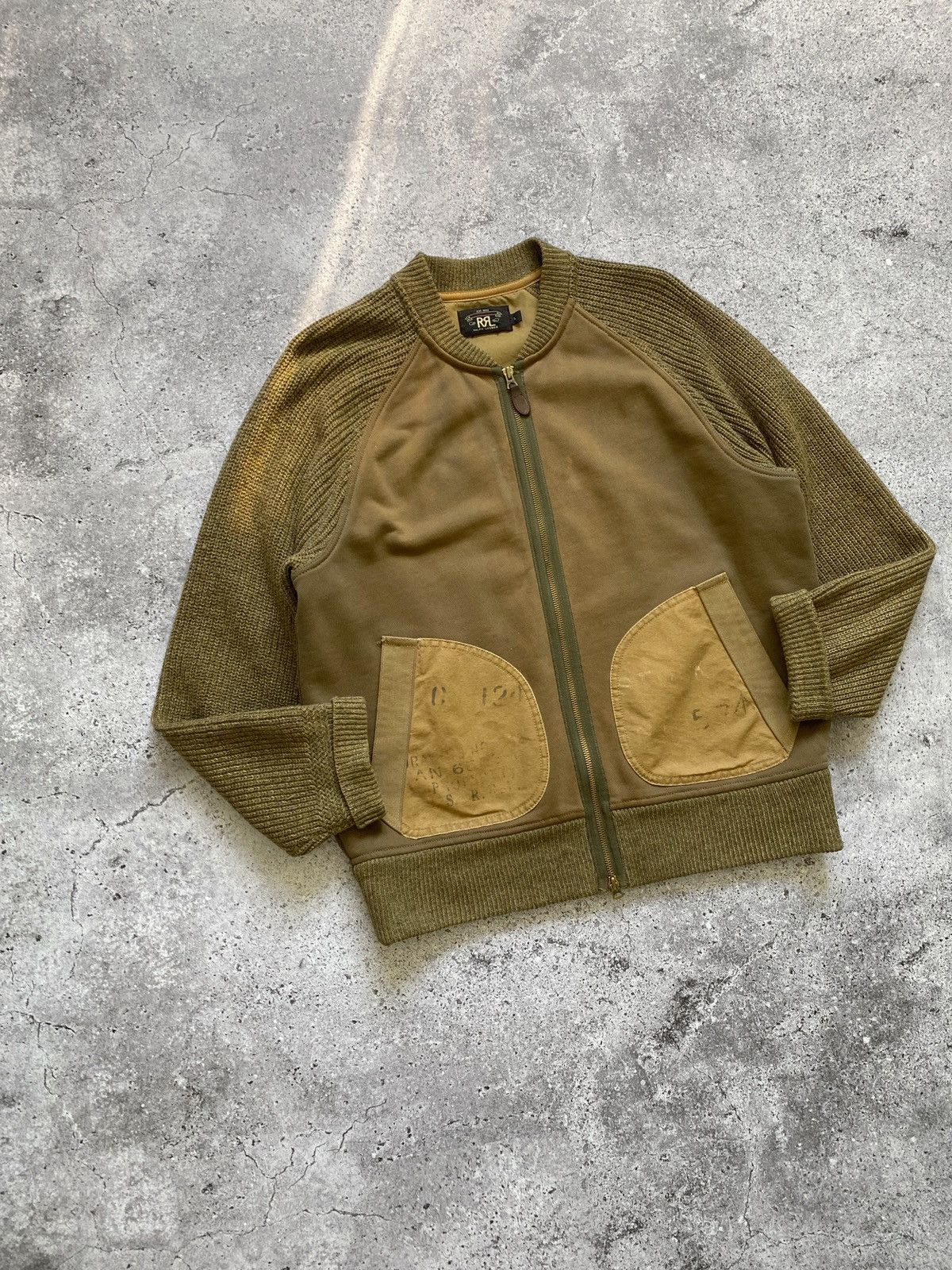 Polo Ralph Lauren RRL Ralph Lauren Double RL Military Sleeve Wool ...