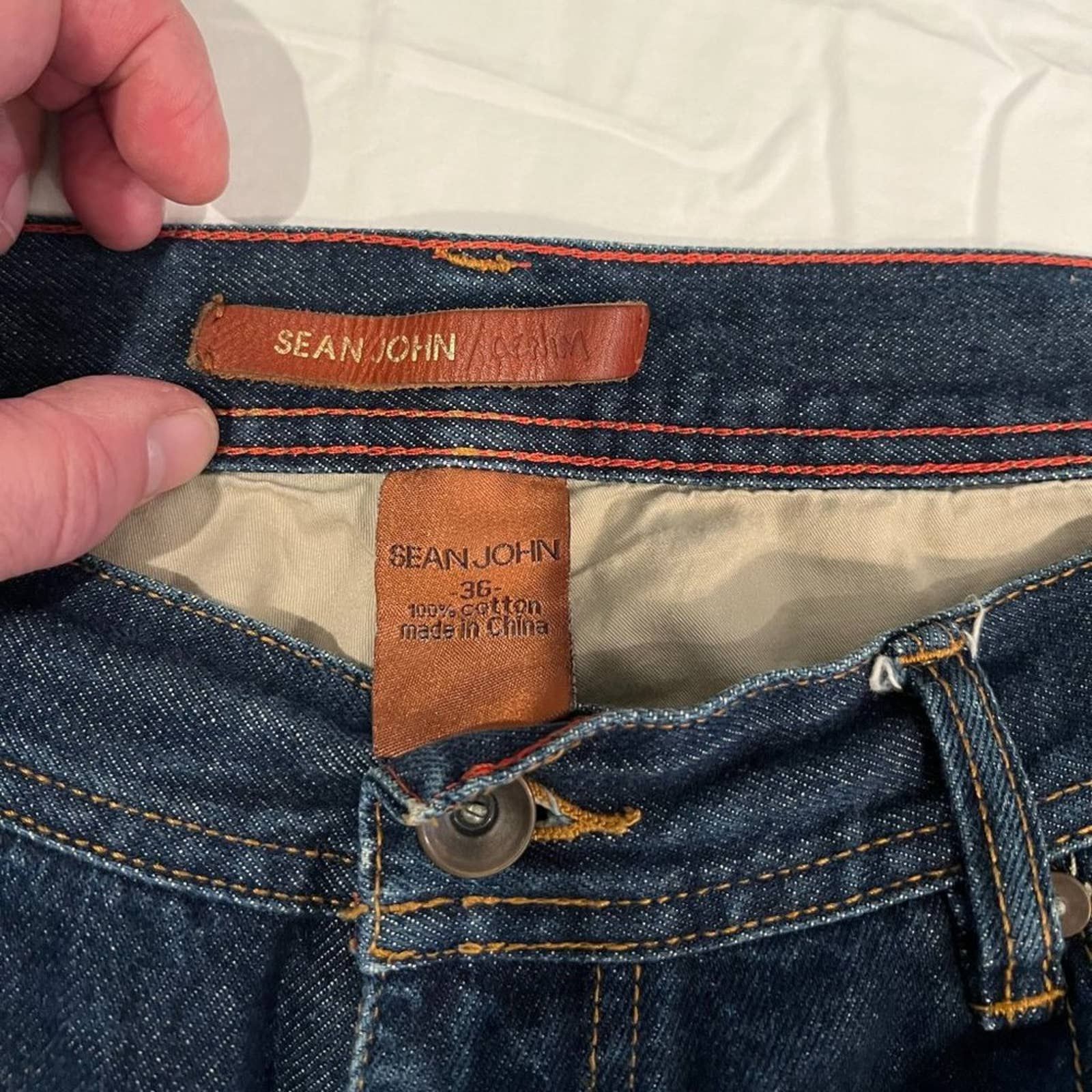 Sean John Vintage Sean John Dark Denim Shorts 100% Cotton | Grailed