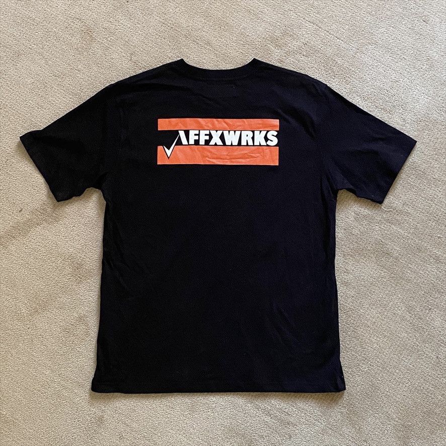 Affix Works Basic Graphic Back T-Shirt in Black | Grailed