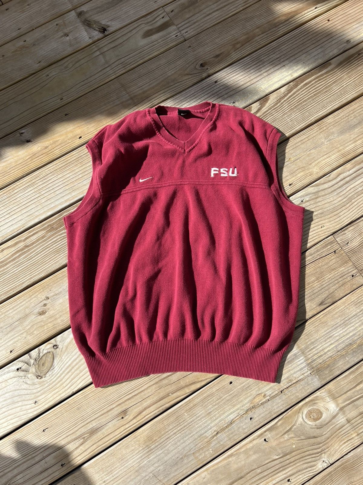 Nike × Vintage Vintage Nike FSU Sweater vest | Grailed