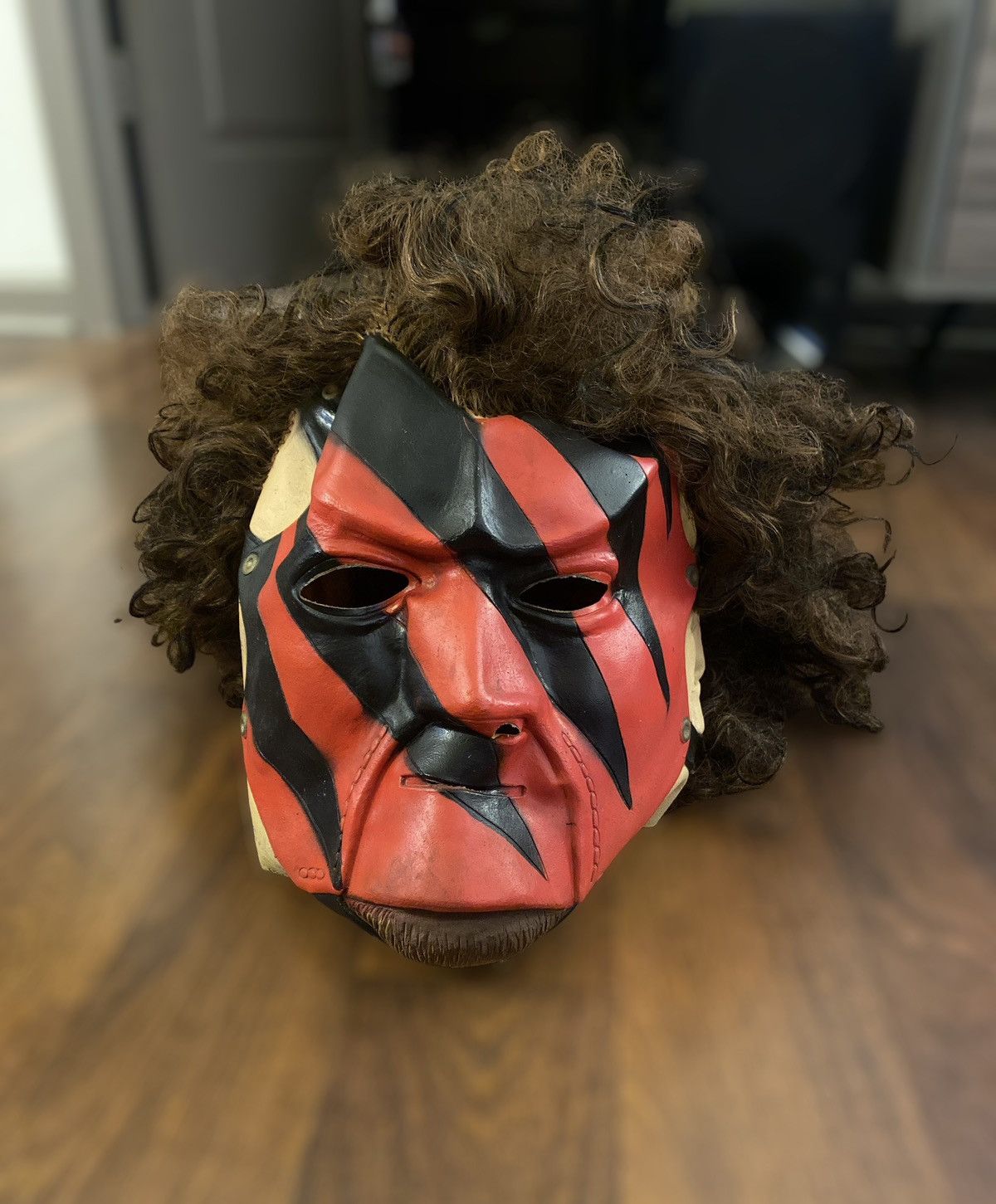 Vintage × Wwf Vintage 1998 WWF Kane Halloween mask | Grailed