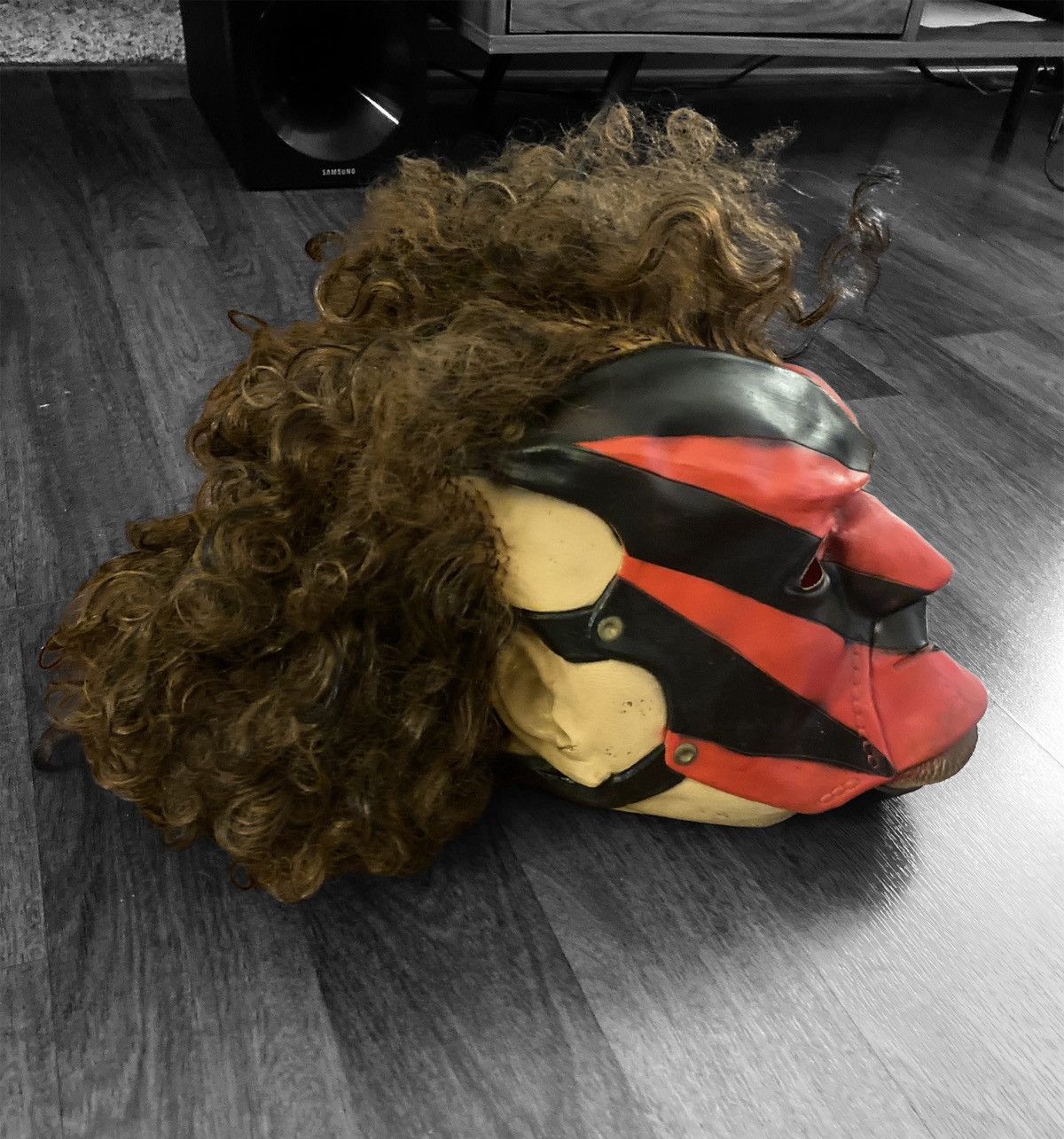 Vintage Vintage 1998 WWF Kane Halloween mask | Grailed