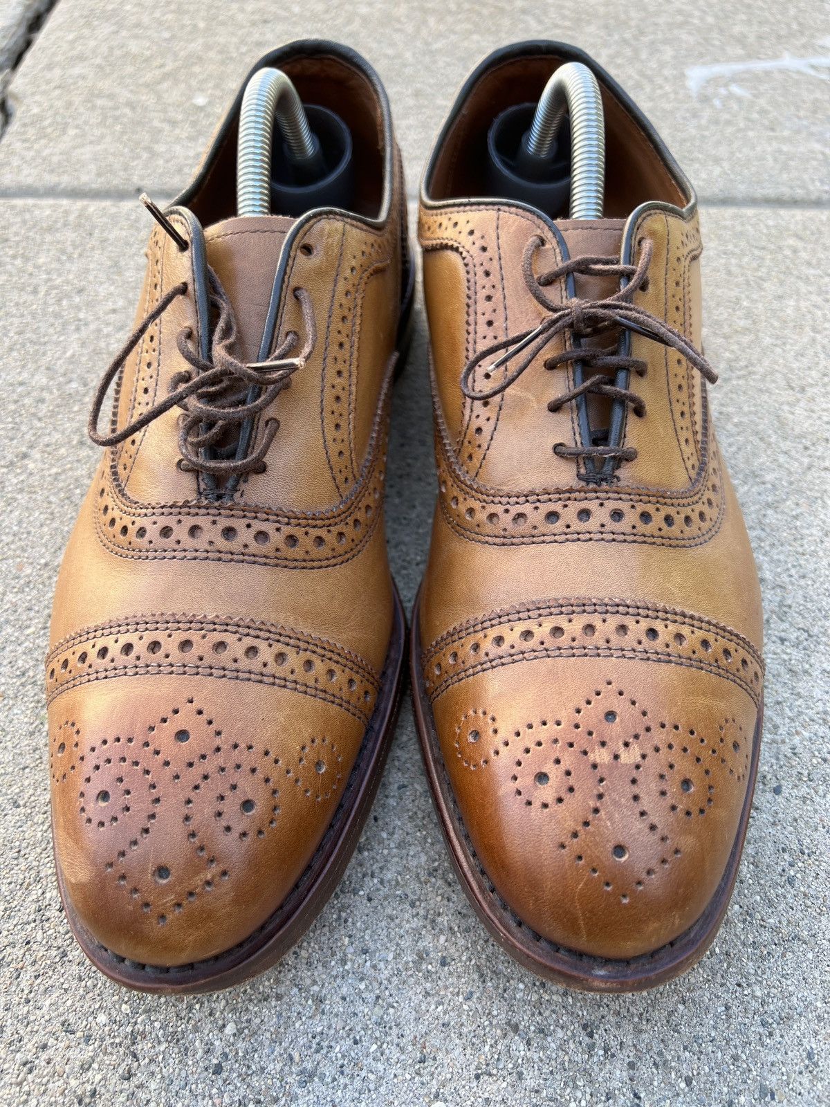 Allen Edmonds Strand Brogue with matching Belt | Grailed