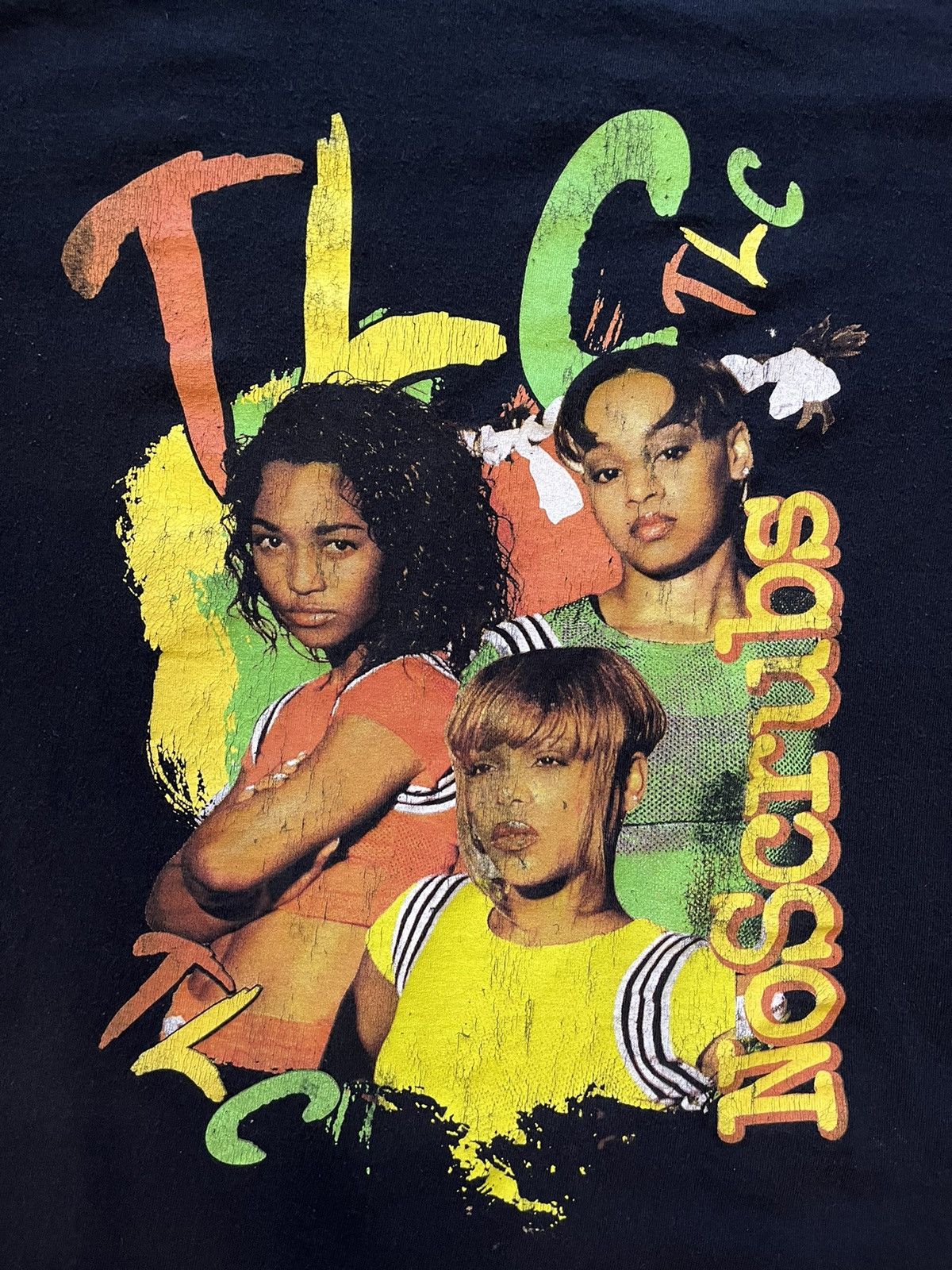 Band Tees × Rap Tees × Vintage Vintage TLC No Scrubs | Grailed