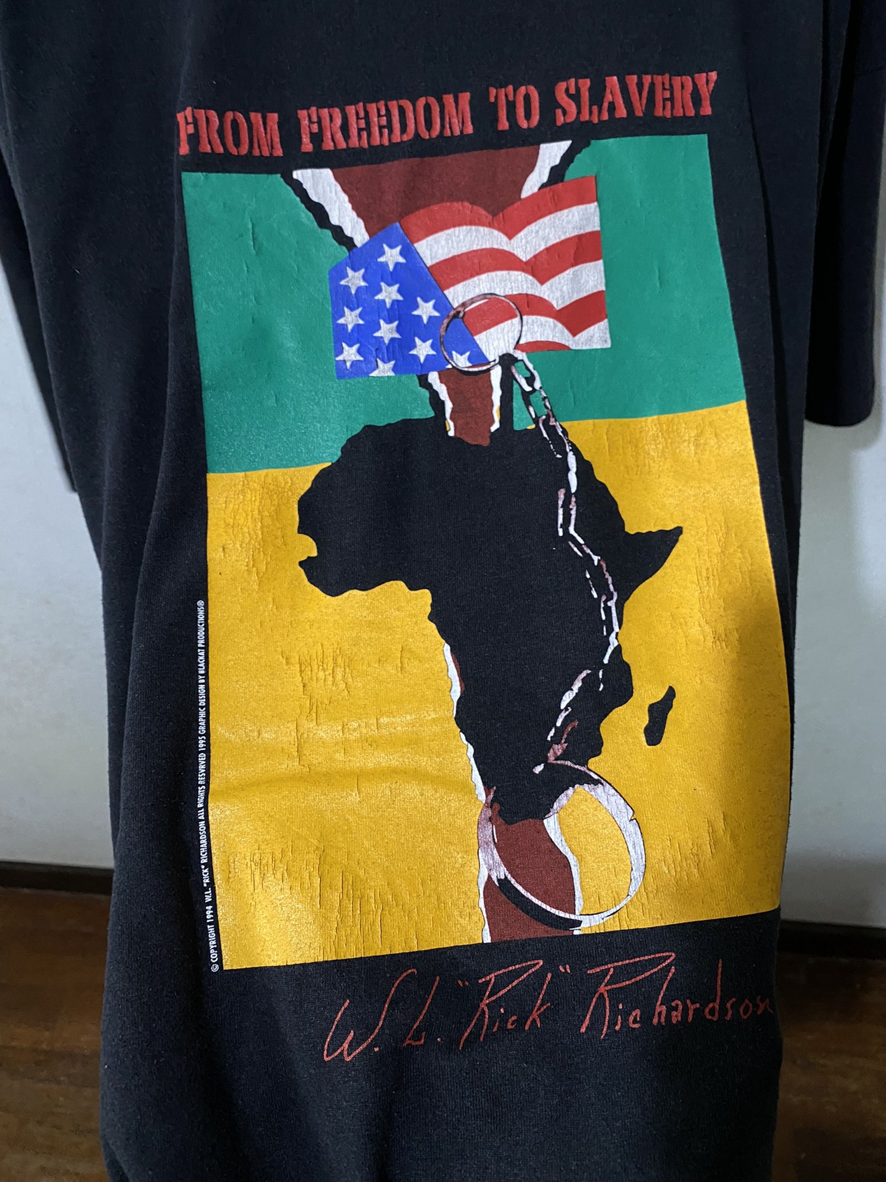 Vintage Vintage 1994 from freedom to slavery T-shirt | Grailed