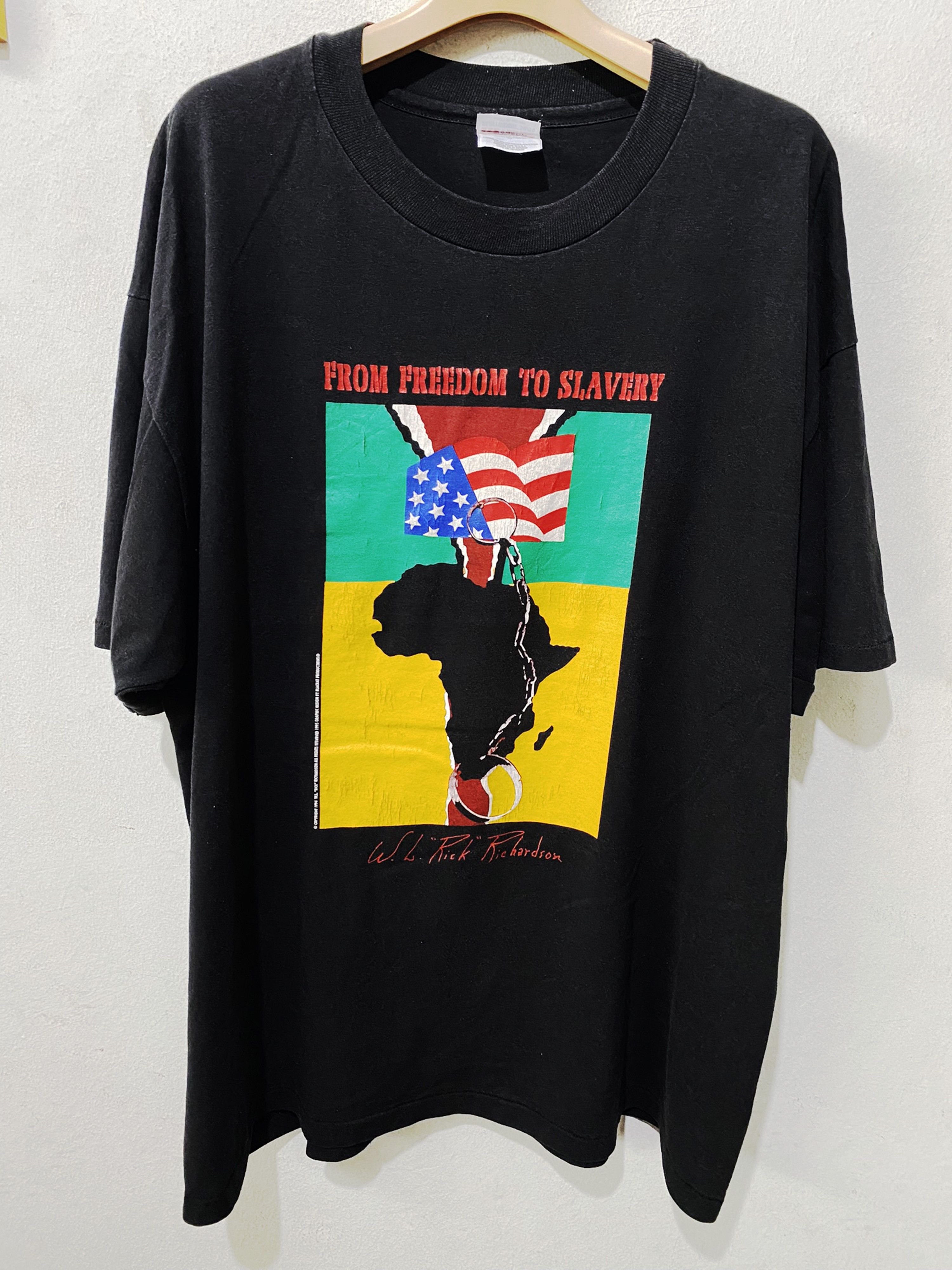 Vintage Vintage 1994 from freedom to slavery T-shirt | Grailed