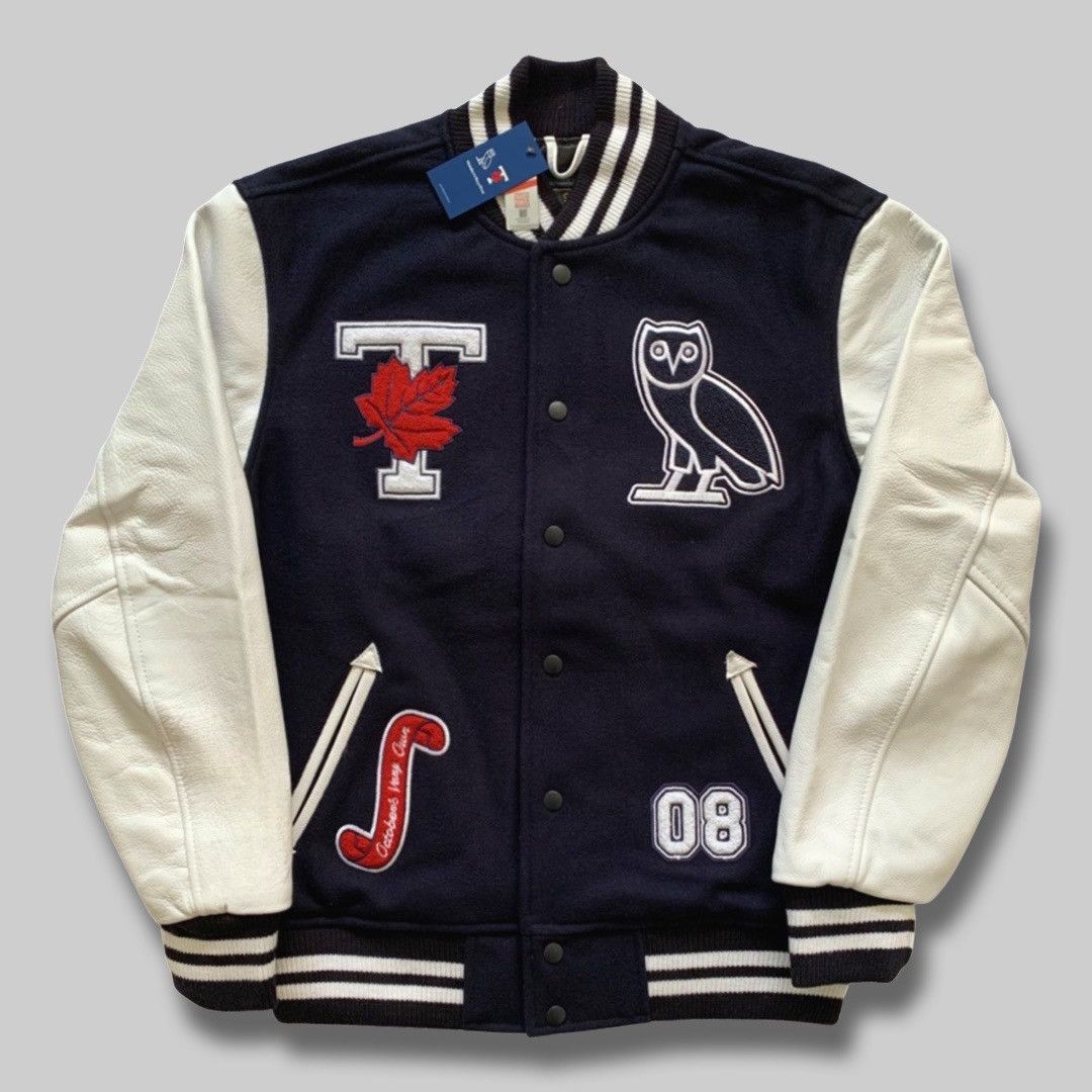 Drake × October's Very Own OVO X UofT VARSITY JACKET | Grailed