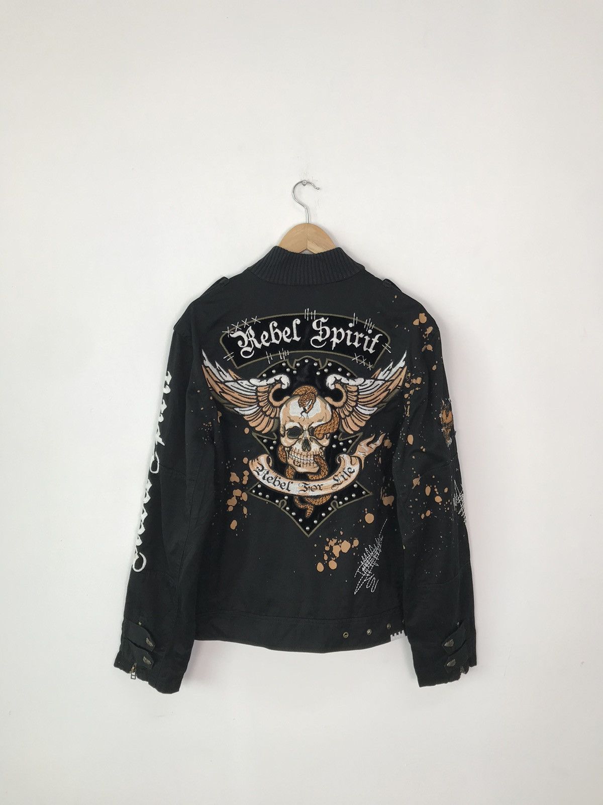 Designer Rebel Spirit Punk Jacket | Grailed