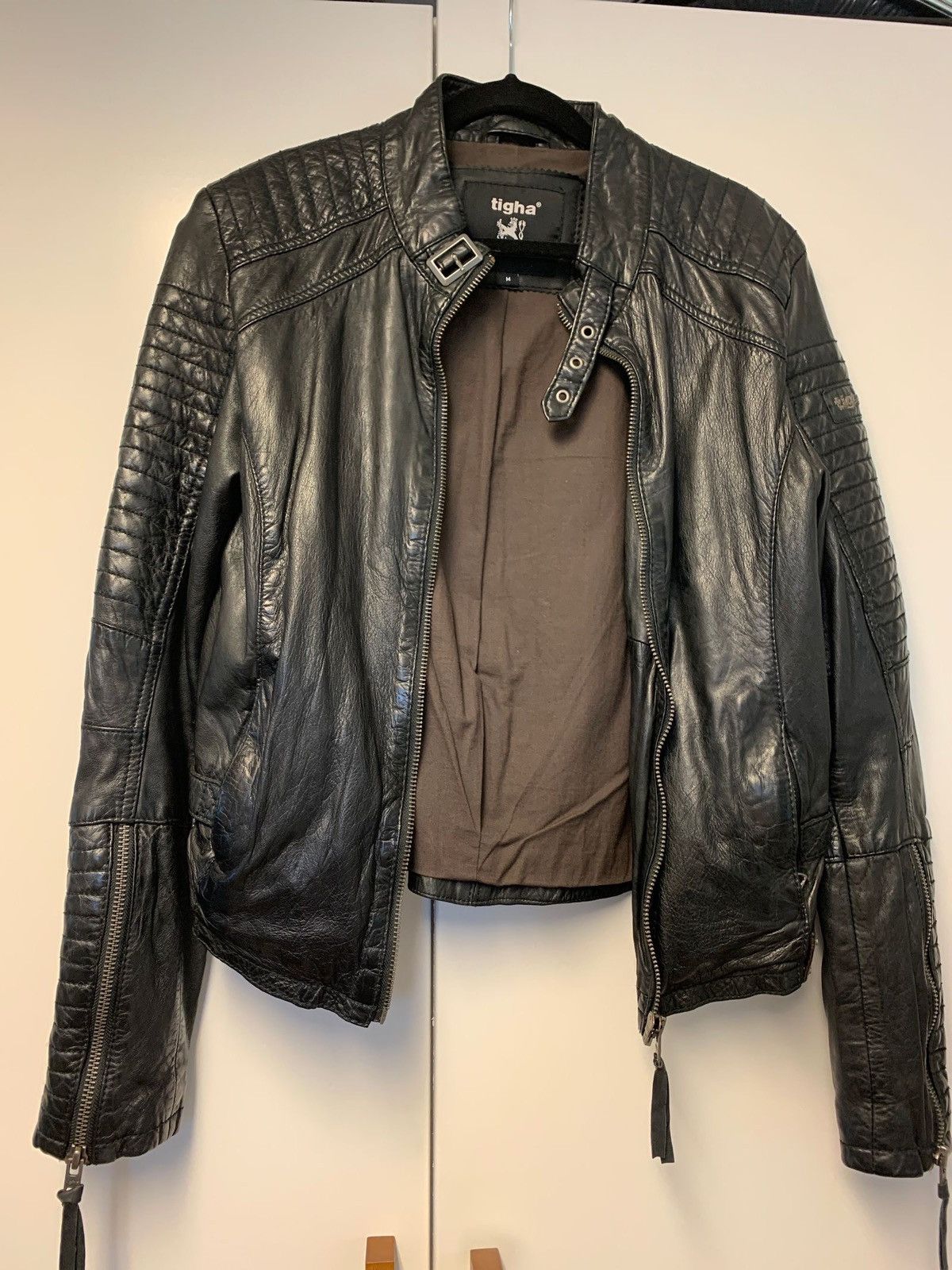 Tigha Tigha leather jacket | Grailed