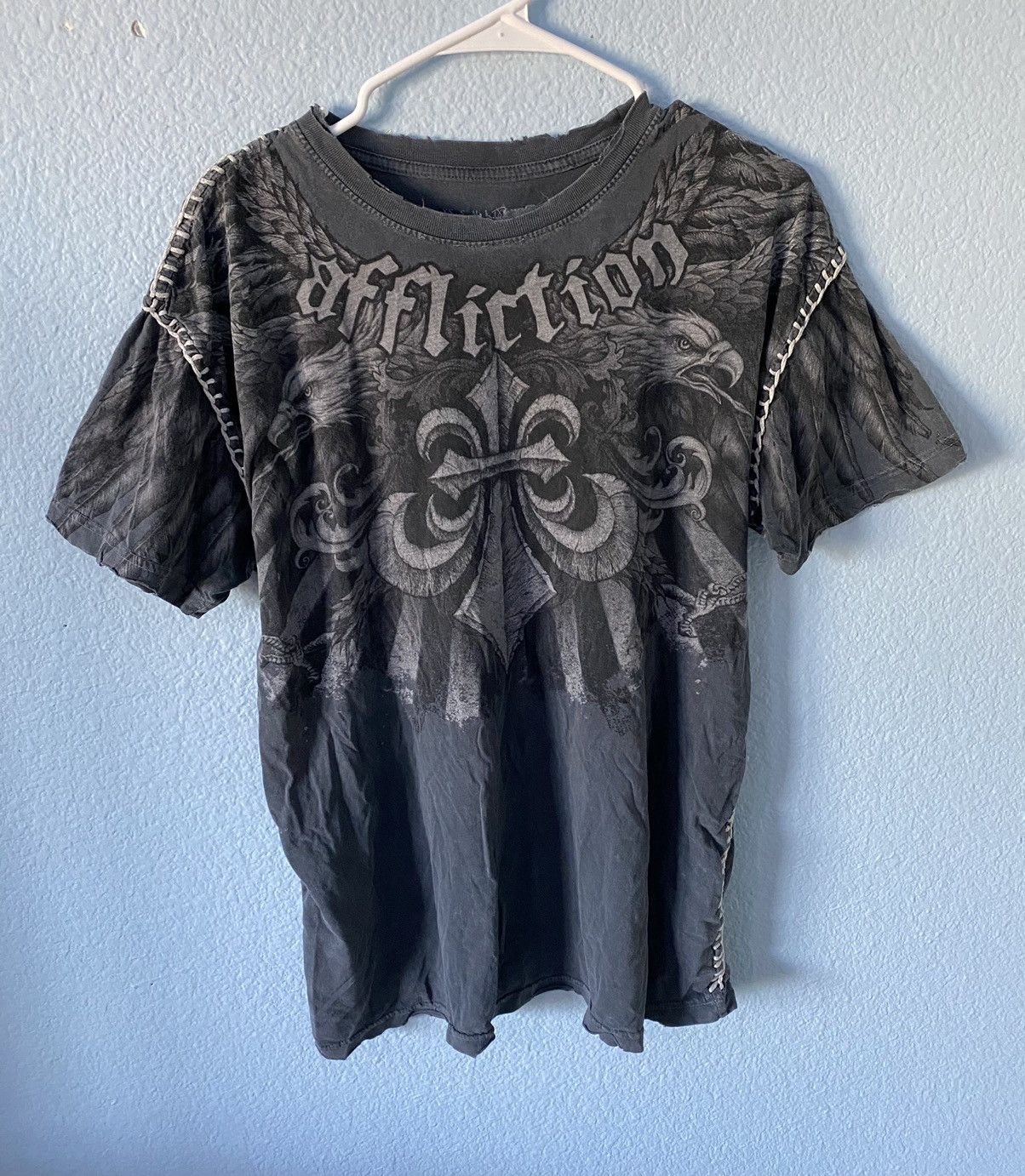 Affliction × Streetwear × Vintage Vintage 2000s Affliction Double Eagle ...