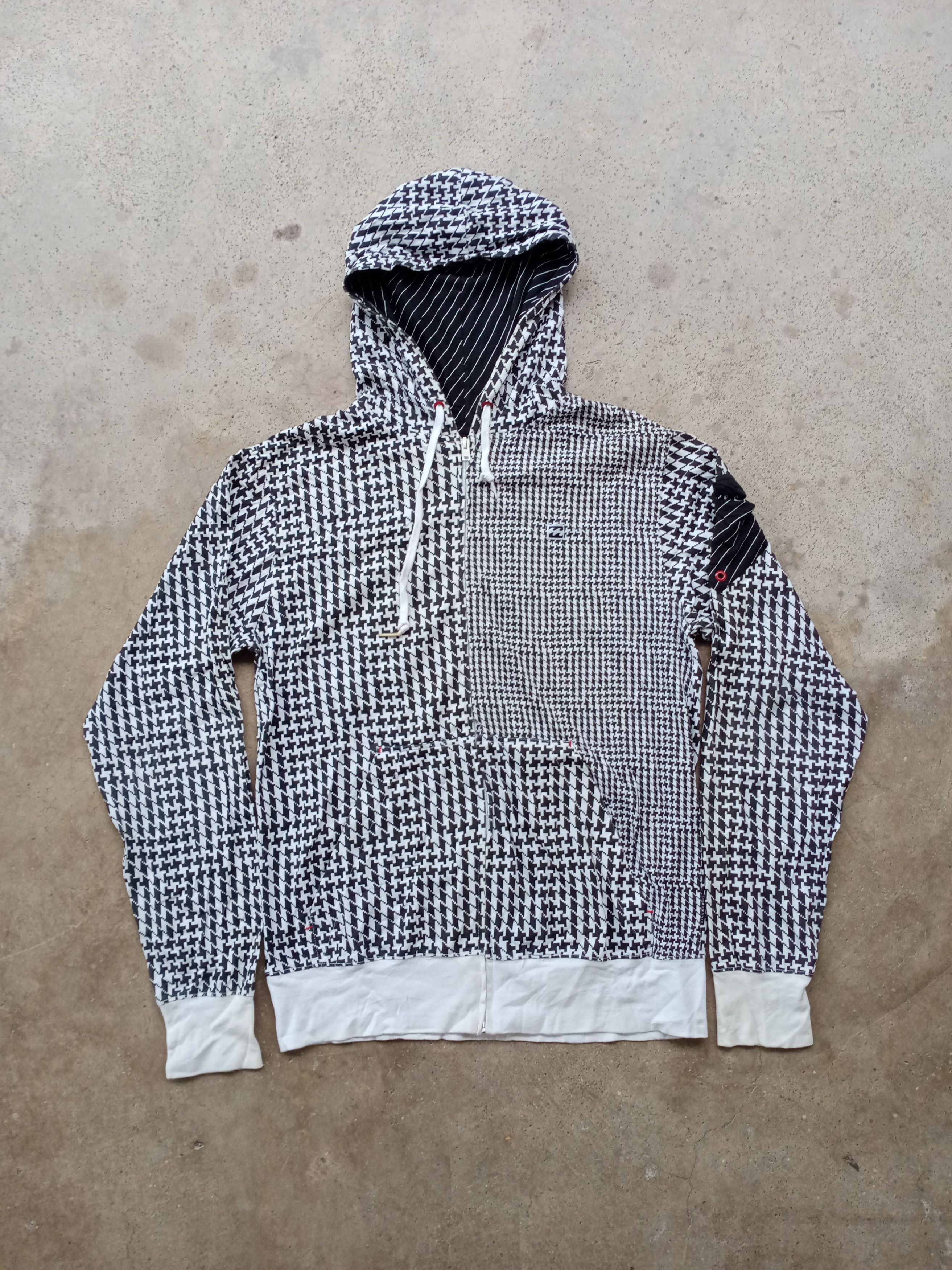 Billabong Rare🔥 billabong checkered hoodies | Grailed