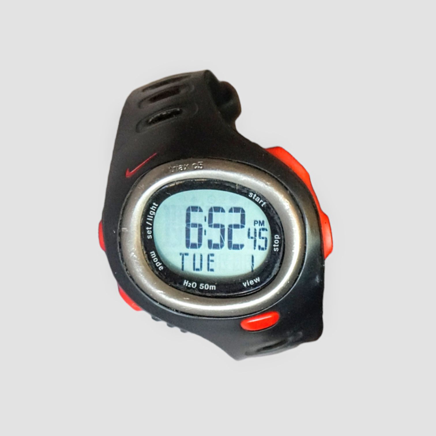 Nike Vintage Nike Watch Triax Black Red Digital Rubber | Grailed