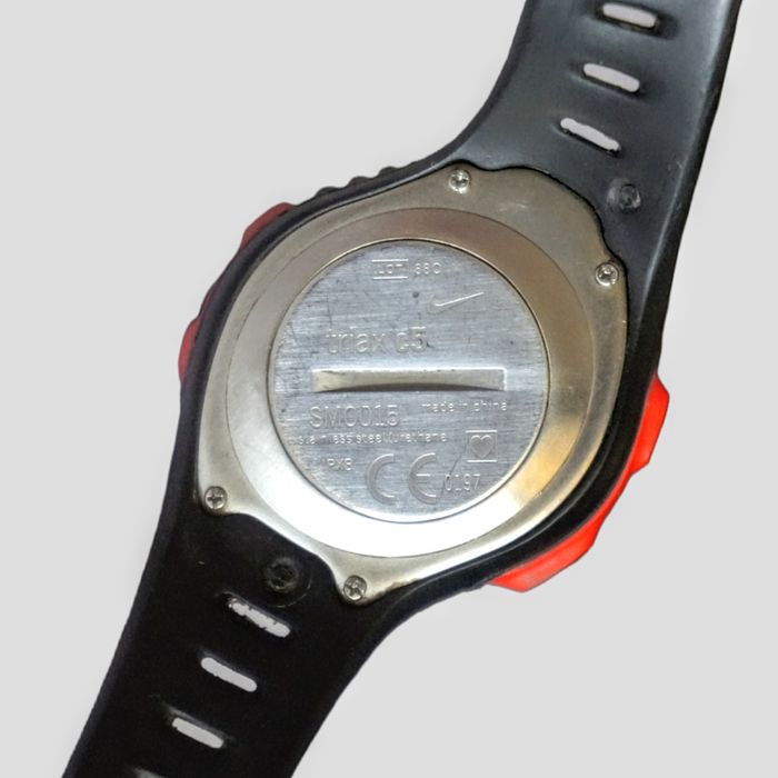 Nike Vintage Nike Watch Triax Black Red Digital Rubber | Grailed
