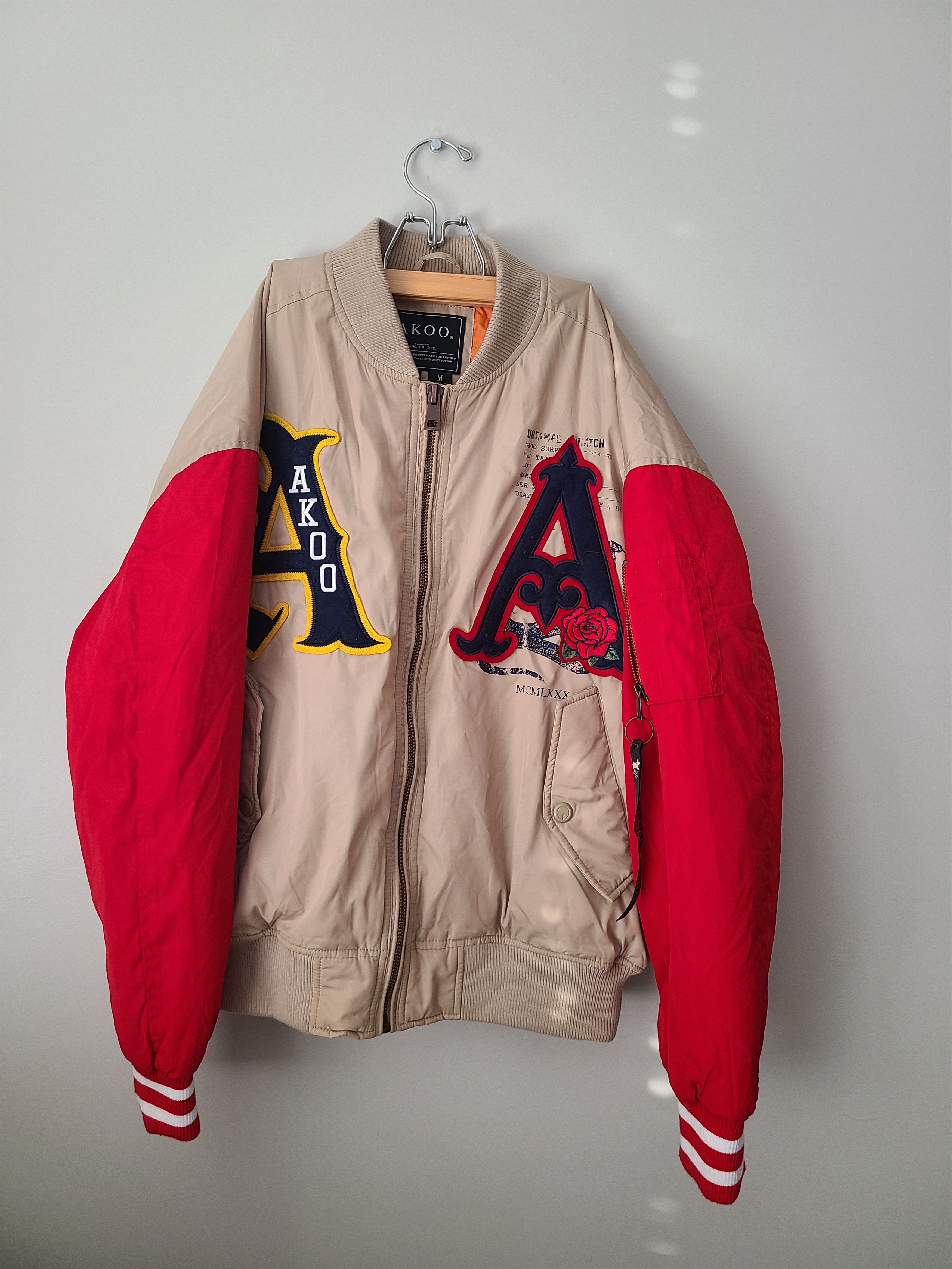 Akoo Akoo aged bomber jacket | Grailed