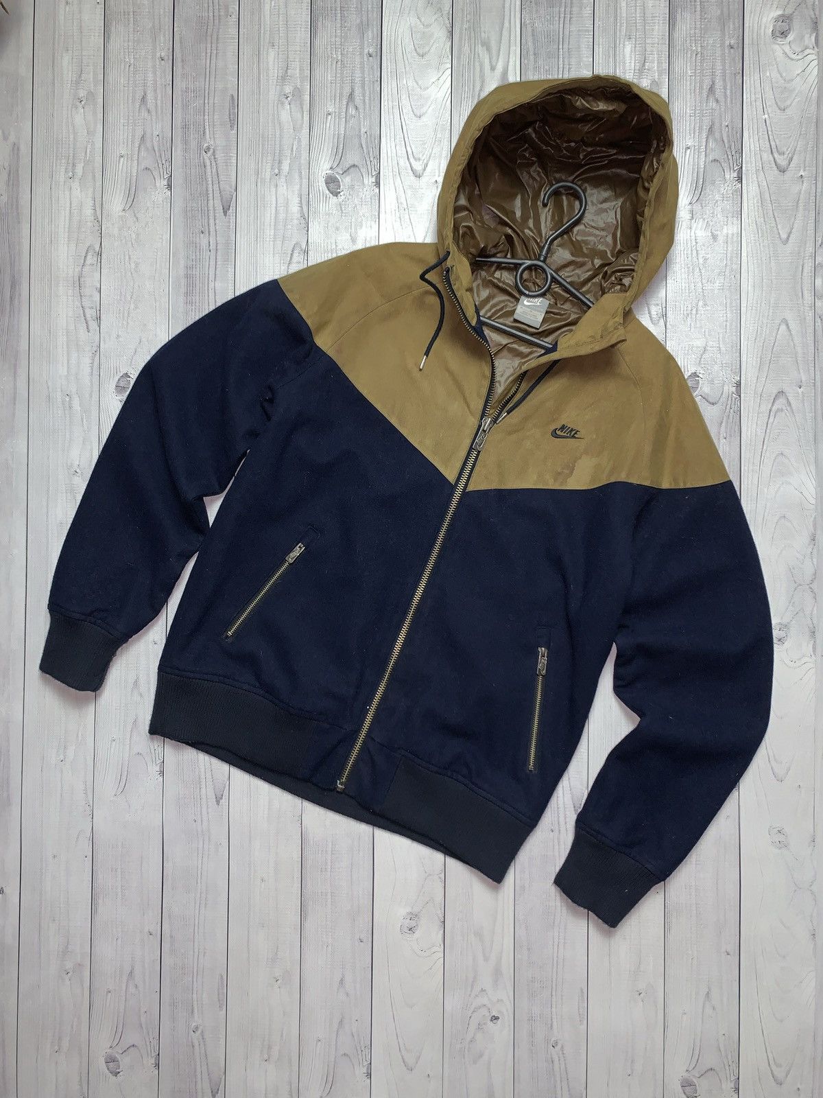 Nike × Streetwear × Vintage Vintage Nike tech leather jacket size M ...