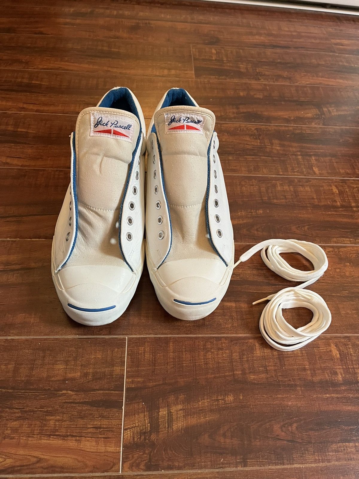 Vintage Vintage 1970s Leather Converse Jack Purcell Terry Cloth | Grailed
