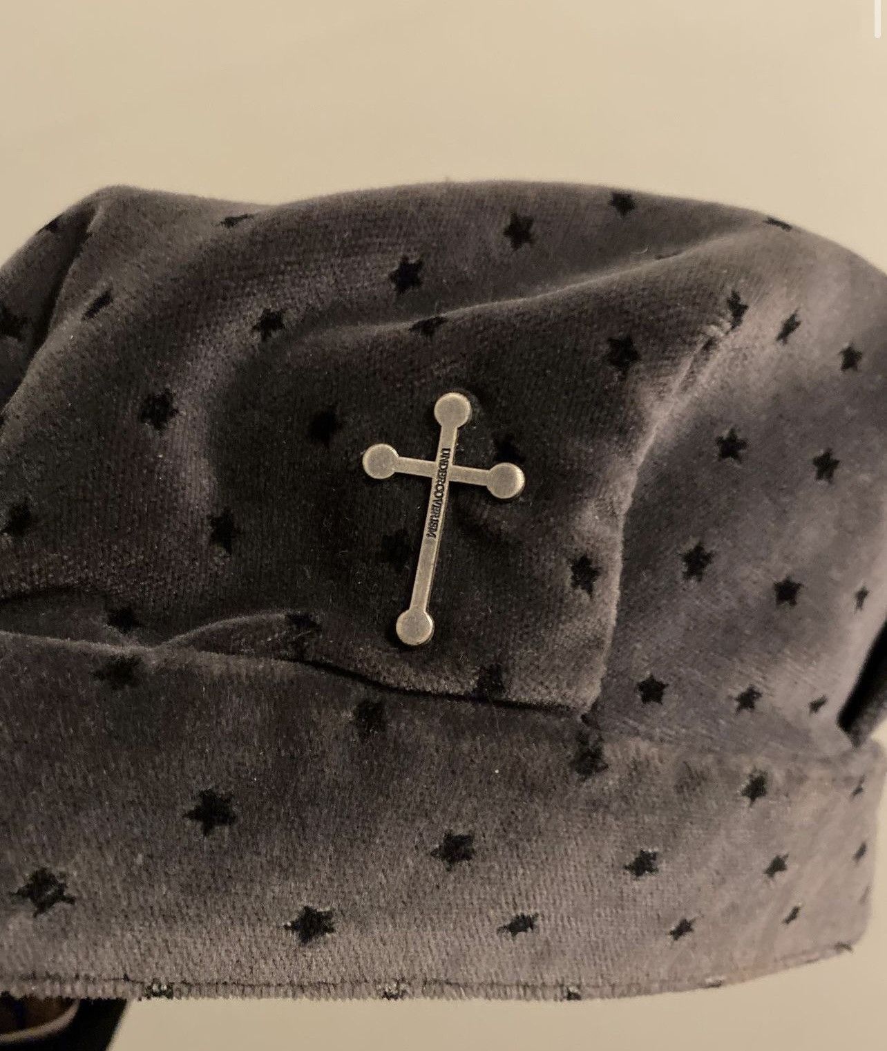 Undercover Undercover AW 02 Witches Cell Division Velour Star Cap | Grailed