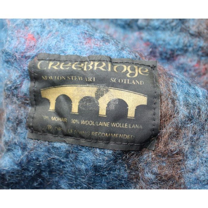 Vintage Creebridge Scotland Plaid Mohair/Wool Scarf #yl | Grailed