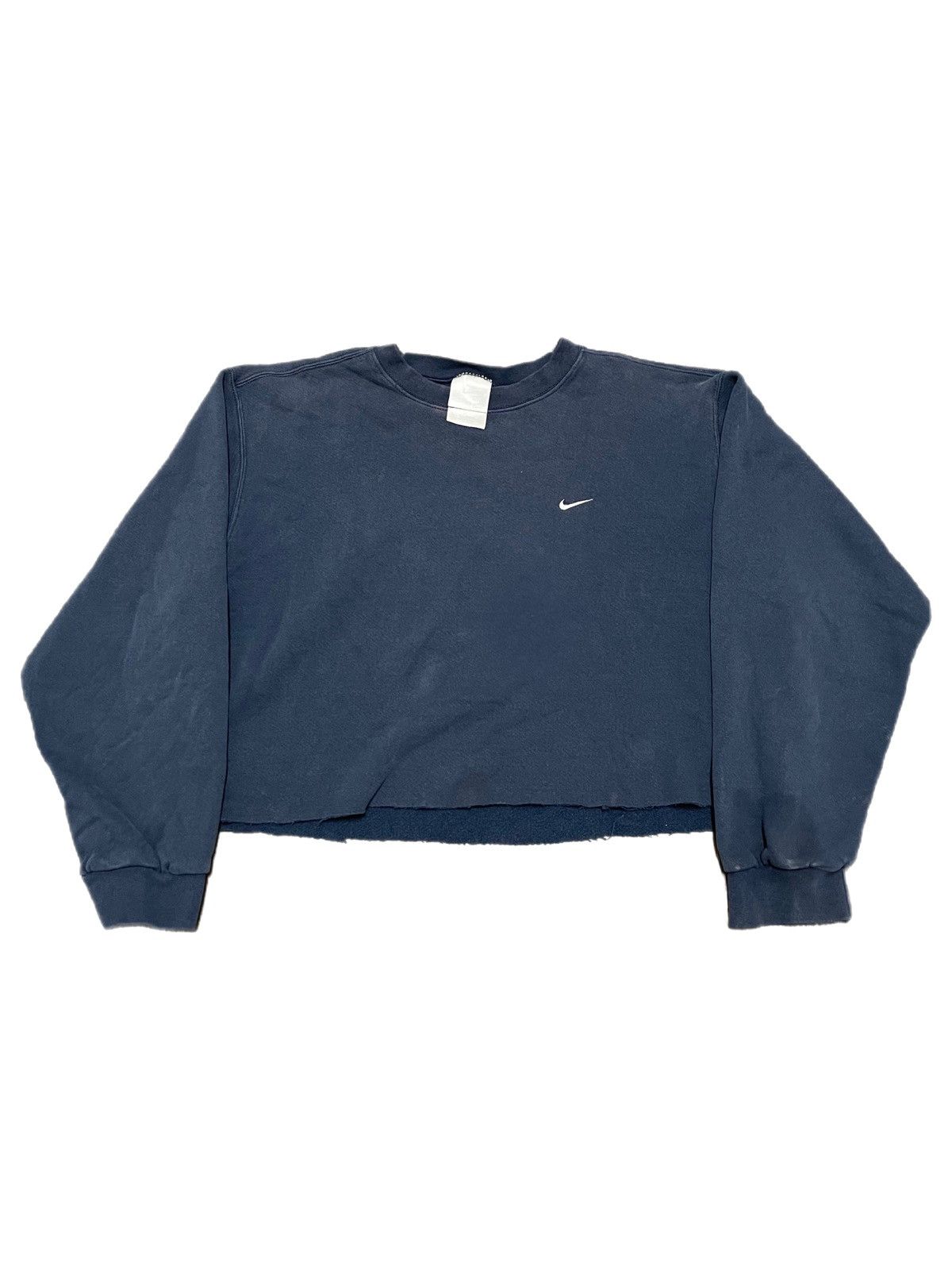 Nike × Streetwear × Vintage Vintage Nike Check Crewneck Cropped | Grailed