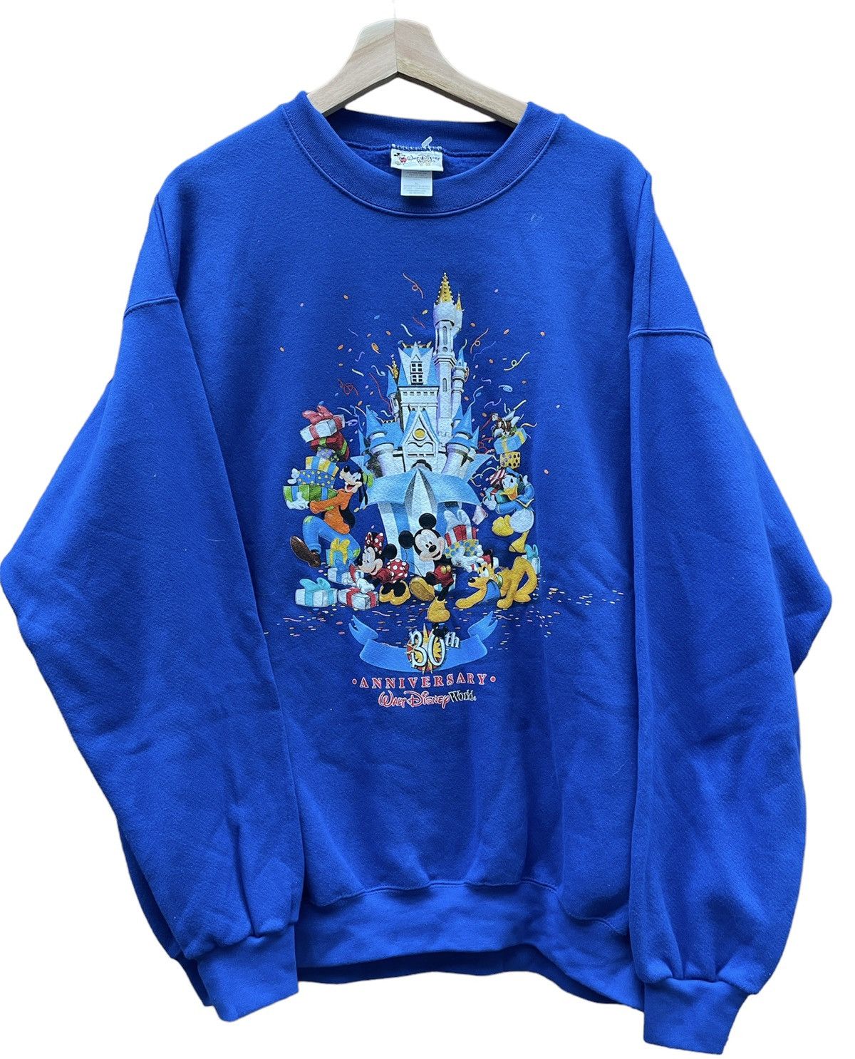 Disney × Vintage Vintage Disney World 30th Anniversary Crewneck Sweater ...