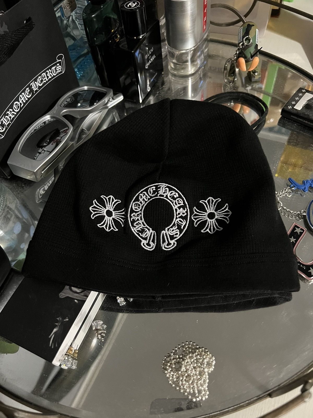 Chrome Hearts Chrome Hearts Embroidered Skull Cap | Grailed