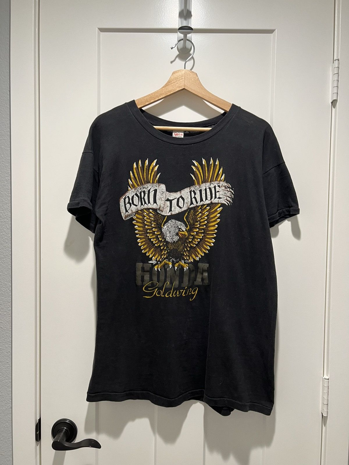 Vintage 80’s Honda Goldwing Motorcycle Eagle Tee | Grailed