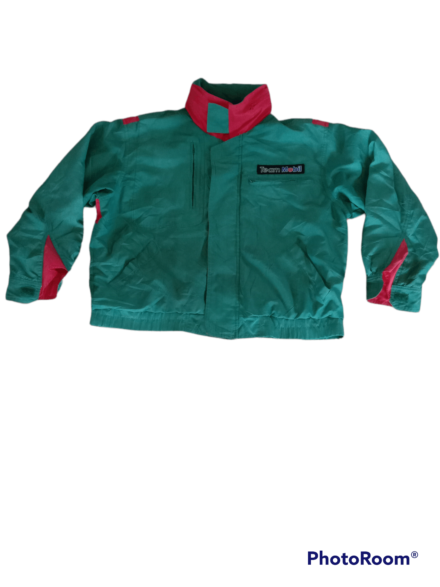 Bomber Jacket × Racing × Vintage Vintage TEAM MOBIL Racing Jacket | Grailed