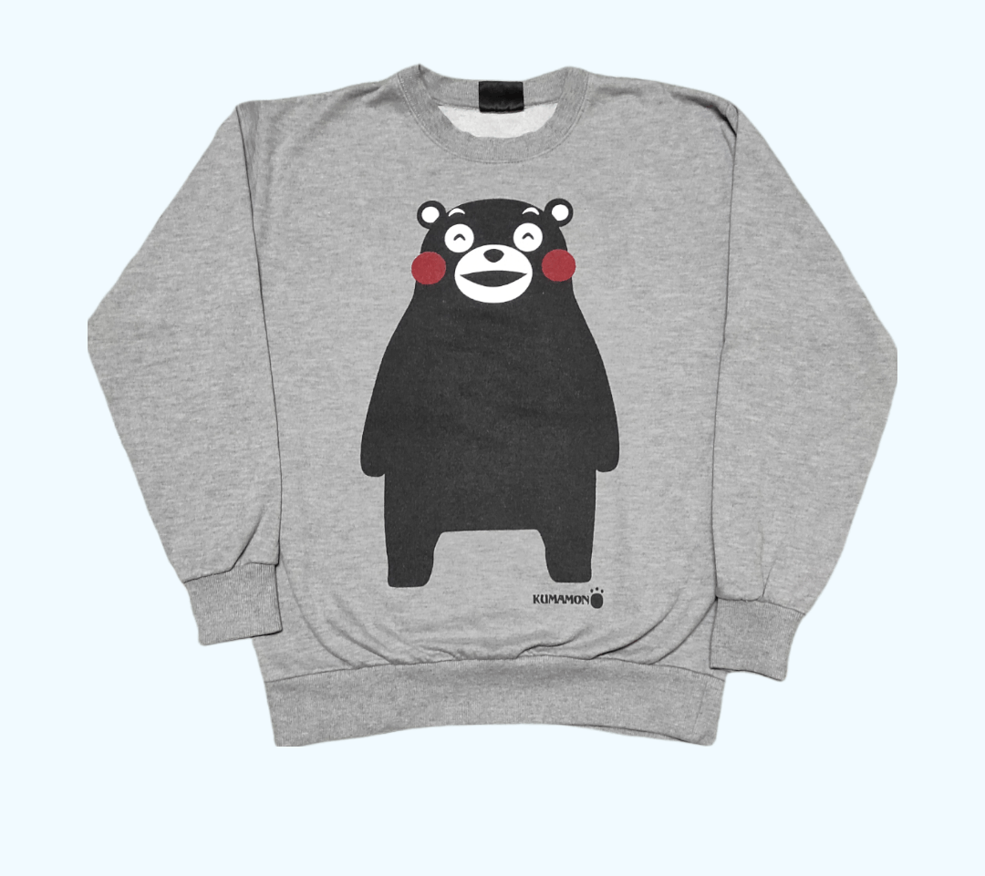 Cartoon Network × Japanese Brand × Streetwear Kumamon Big Print Crew ...